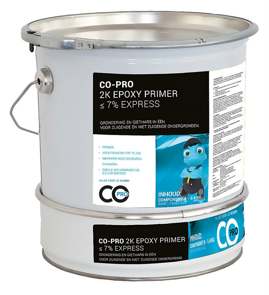 Co-pro - 2K Epoxy Primer Express - 5kg - merkvloerenwinkel.nl