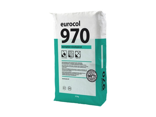 Eurocol 970 Europlan Nivohybrid egalisatie 23KG - merkvloerenwinkel.nl